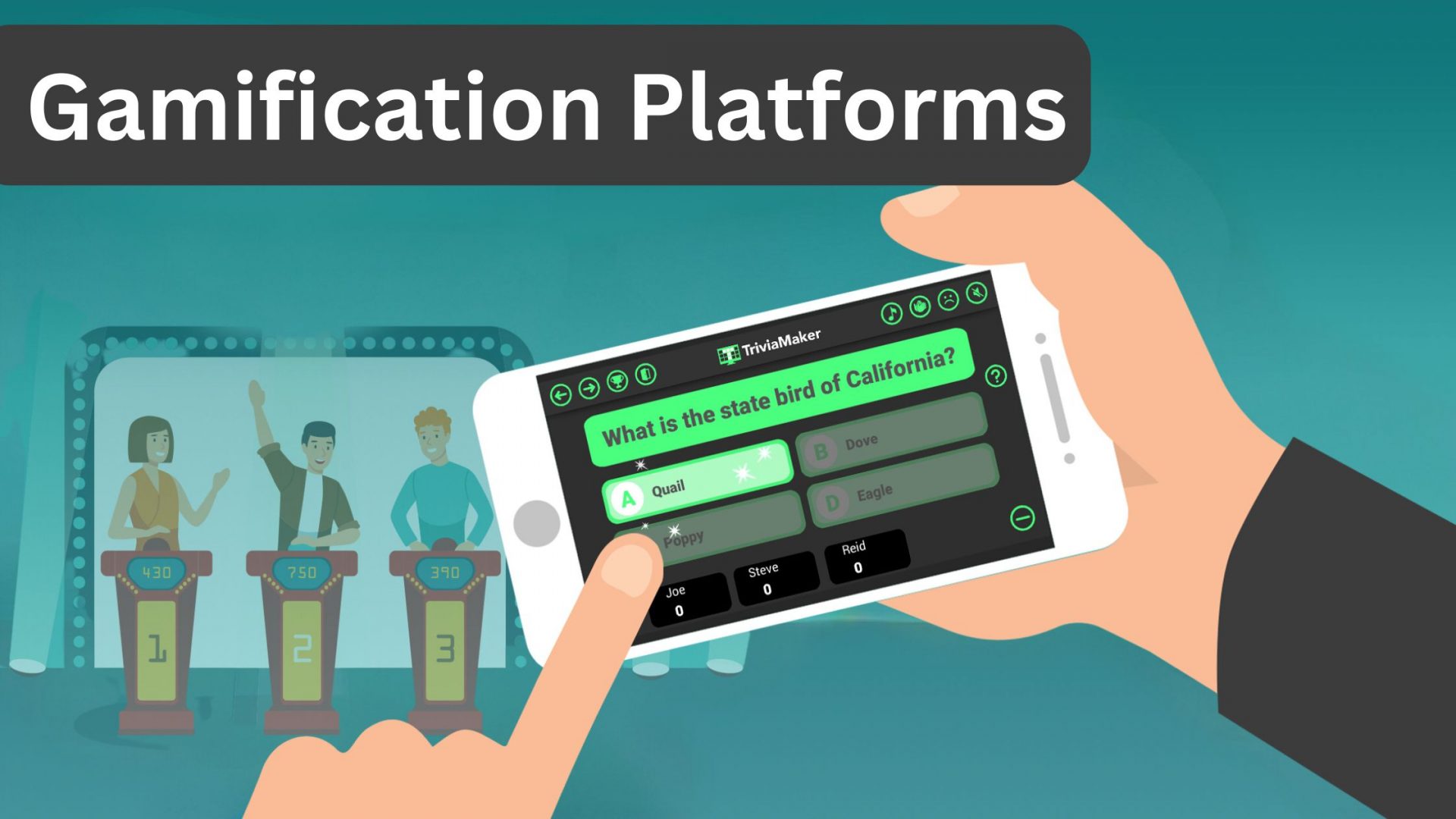 7 Learning Gamification Platforms | TriviaMaker - Quiz Creator