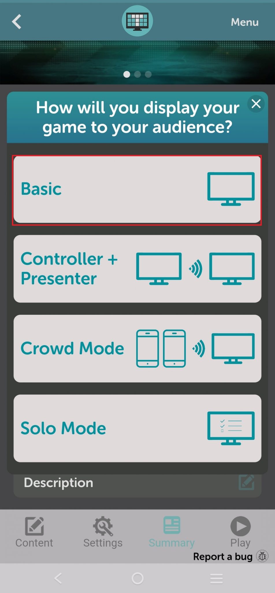 How to see scoreboard in TriviaMaker