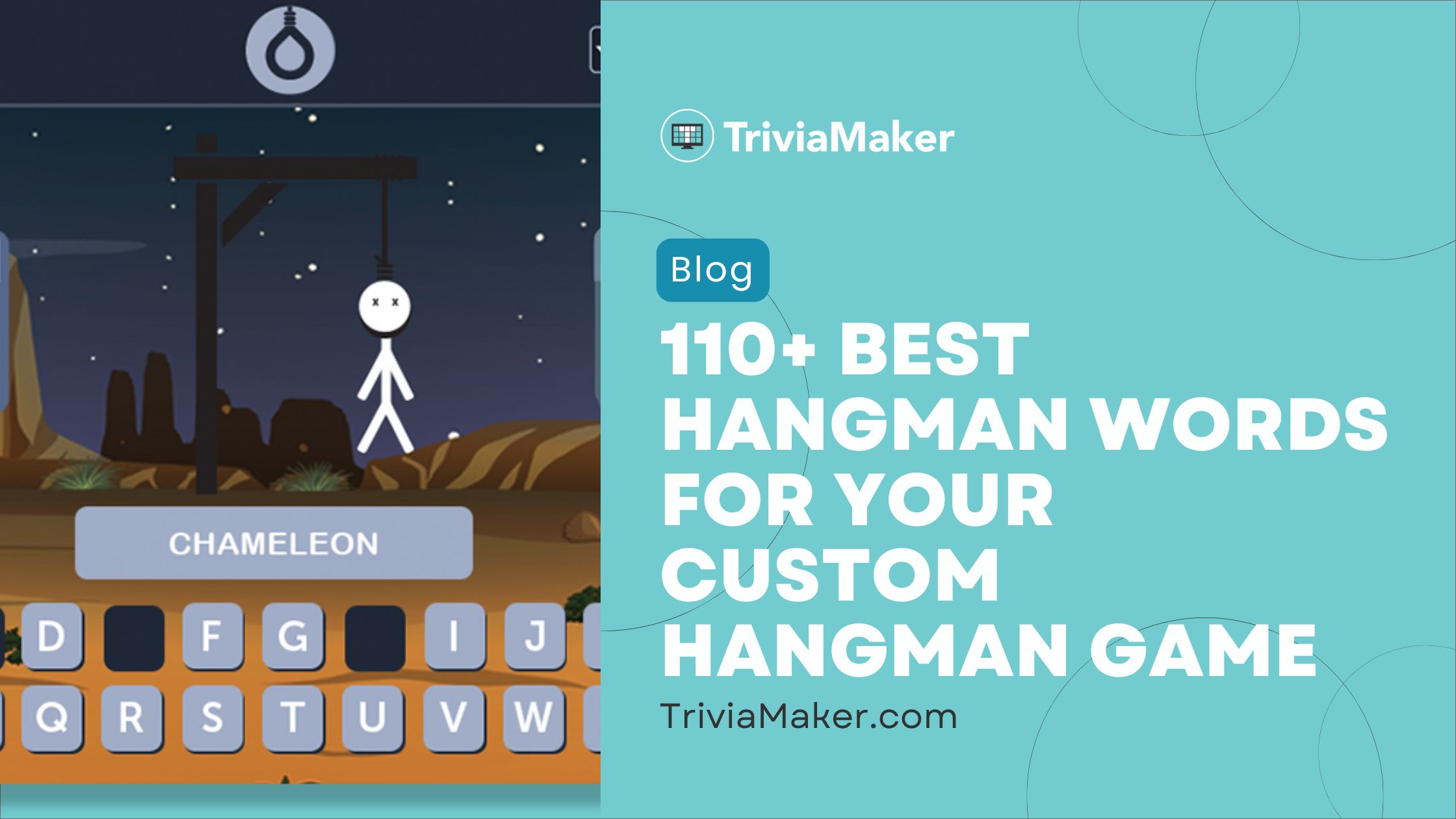 Best Hangman Words - TriviaMaker - Quiz Creator