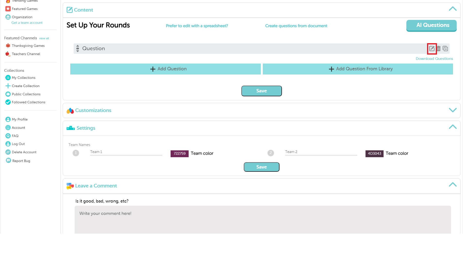 How do I create Hangman style game?