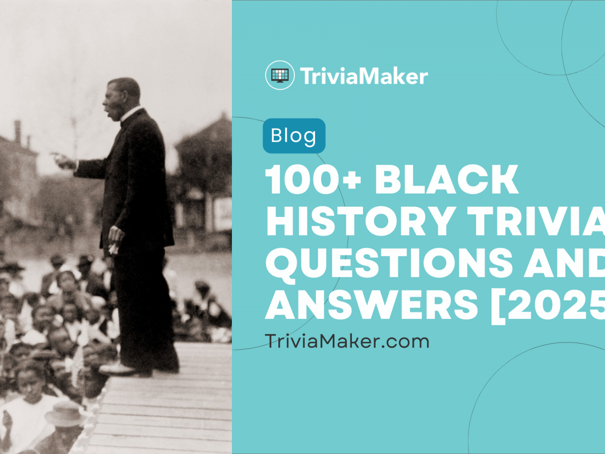 Black History Trivia Questions Printable Black History Trivia Etsy