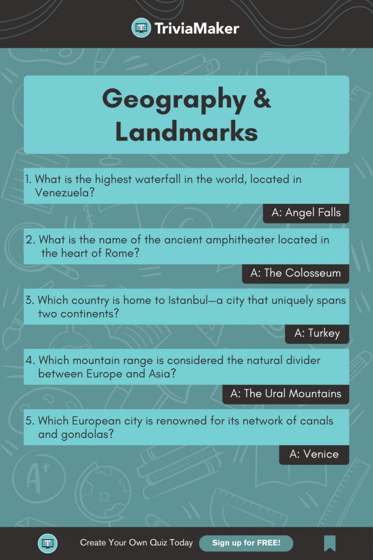150+ 'Are You Smarter Than a 5th Grader' Trivia Questions