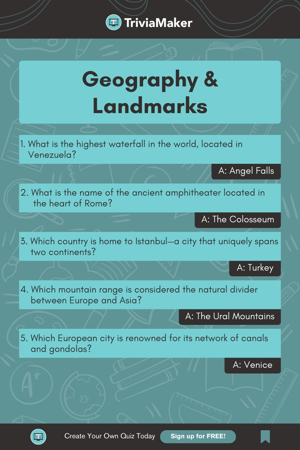 150+ 'Are You Smarter Than a 5th Grader' Trivia Questions