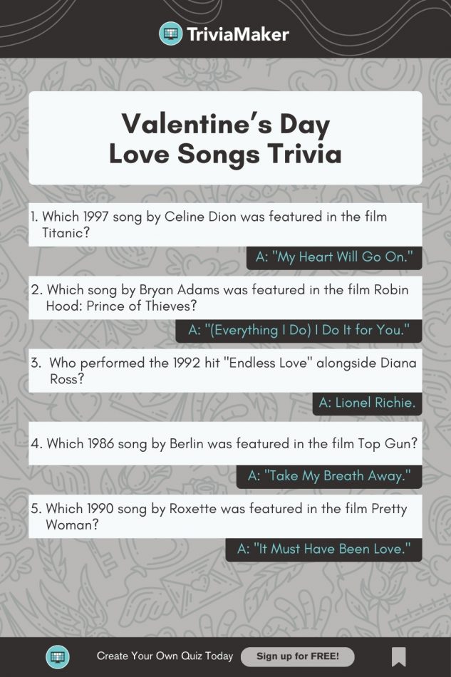 75+ Best Valentine's Day Trivia Questions and Answers [2025]