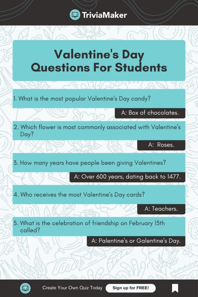 75+ Best Valentine's Day Trivia Questions and Answers [2025]