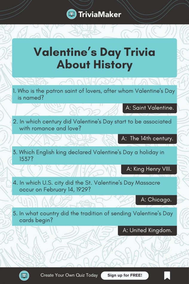 75+ Best Valentine's Day Trivia Questions and Answers [2025]