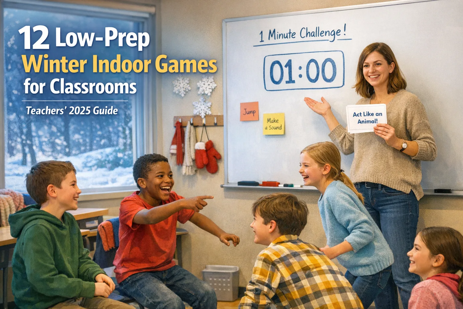 12 Low-Prep Winter Indoor Games for Classrooms