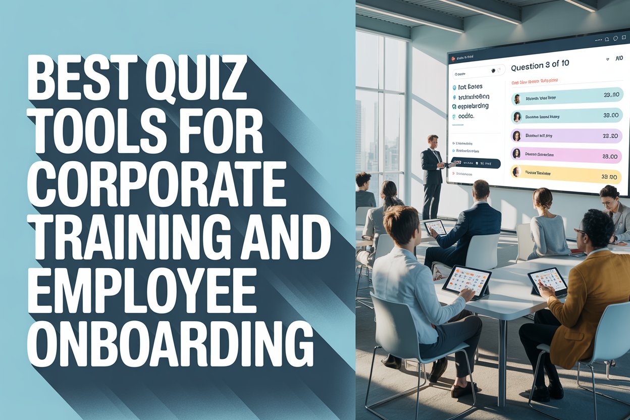 Best Quiz Tools for Corporate Training & Employee Onboarding